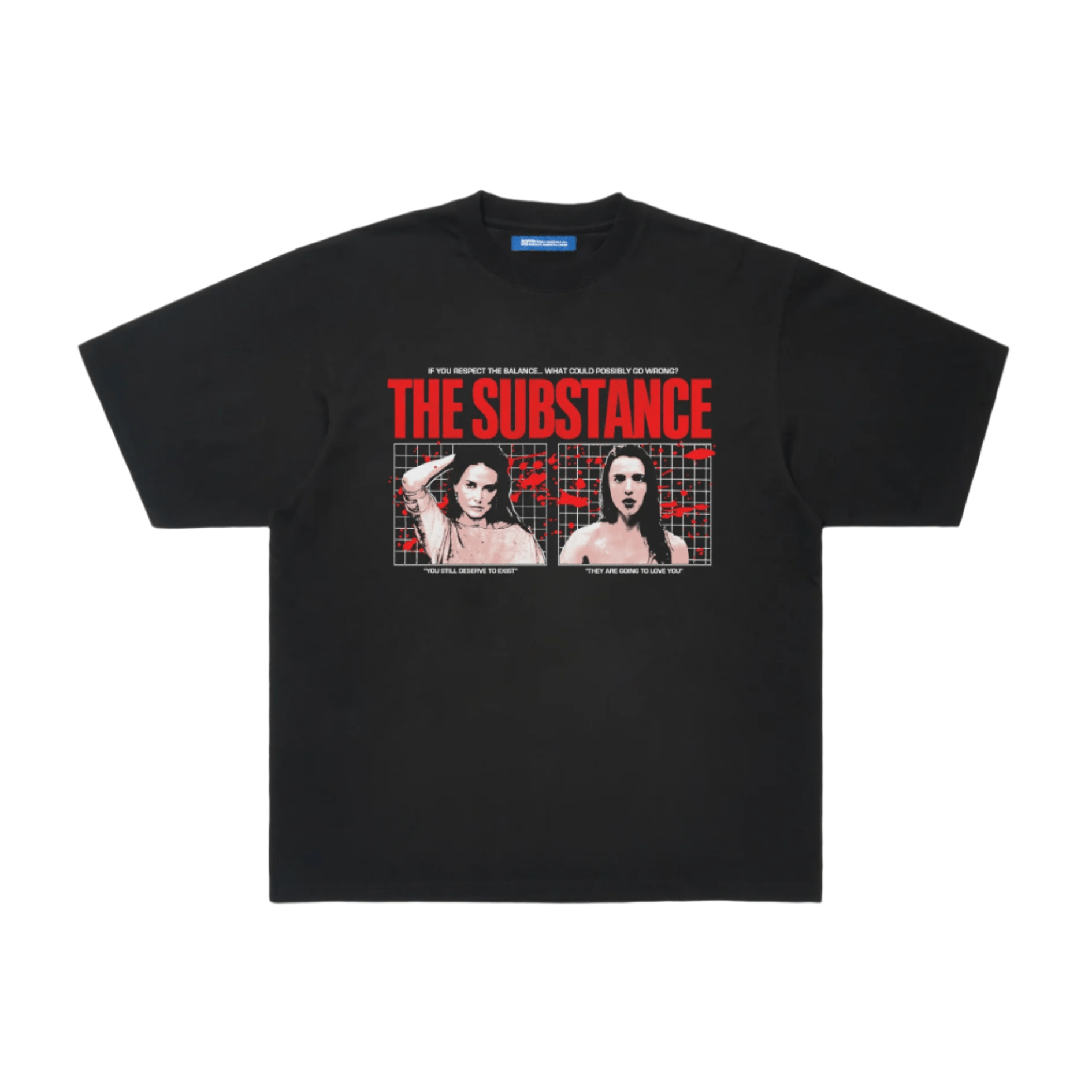SCRT The Substance Tee Black – Offizielles Film-Merch | Hochwertiges ...