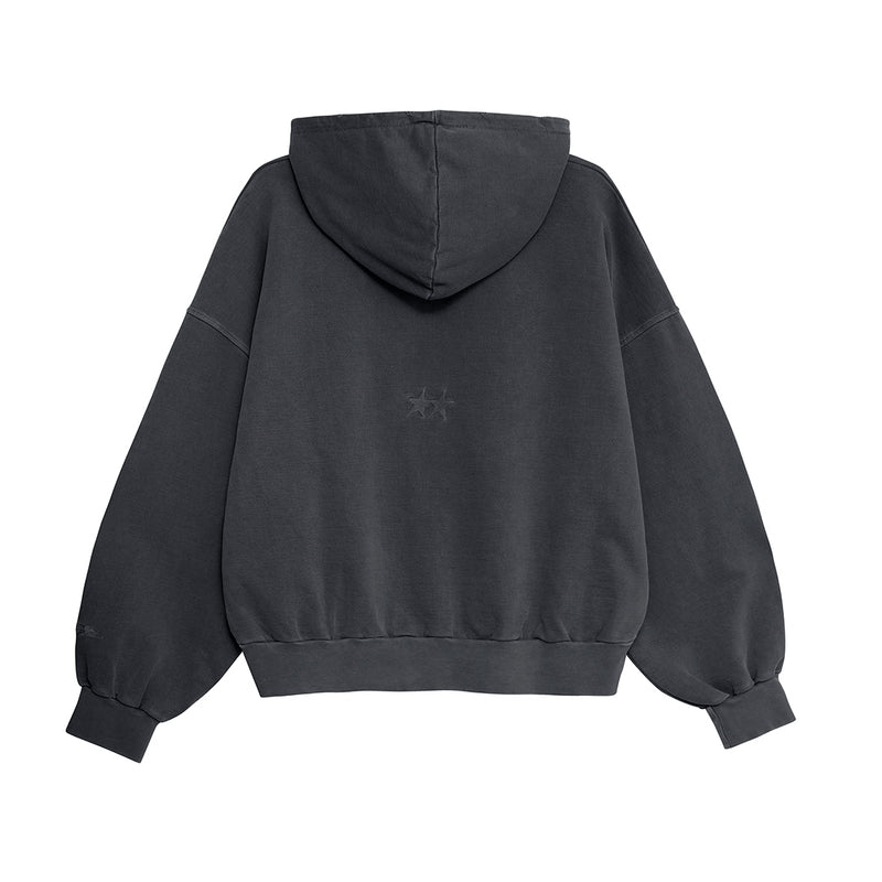 TwoJeys Icon Hoodie Stone Washed Black